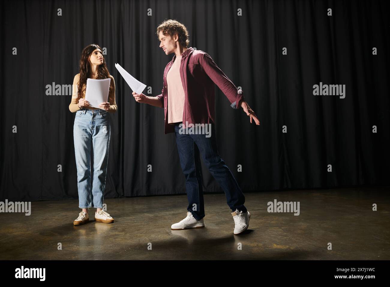 Rehearse lines hi-res stock photography and images - Alamy