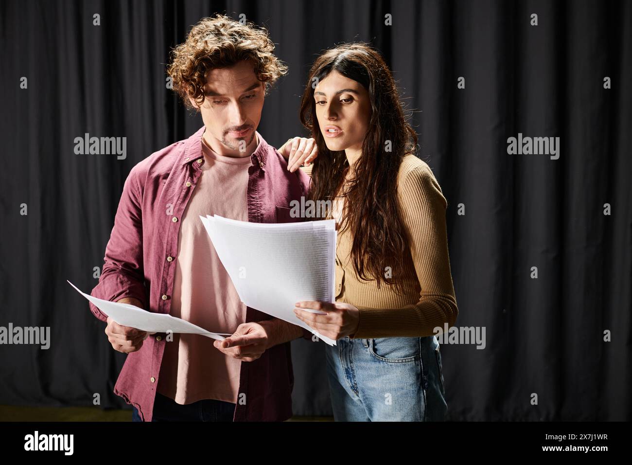 Reading script for play hi-res stock photography and images - Alamy