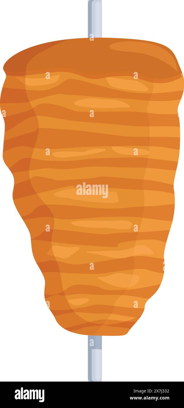 Rotisserie chicken cooking spit Stock Vector Images - Alamy