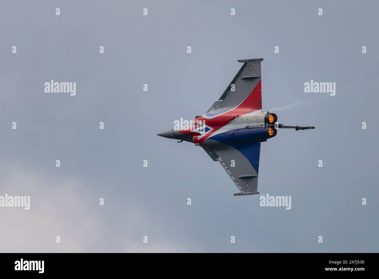 Dassault Rafale at Le Temps Des Helices Air Show 2024 in La Ferte-Alais ...