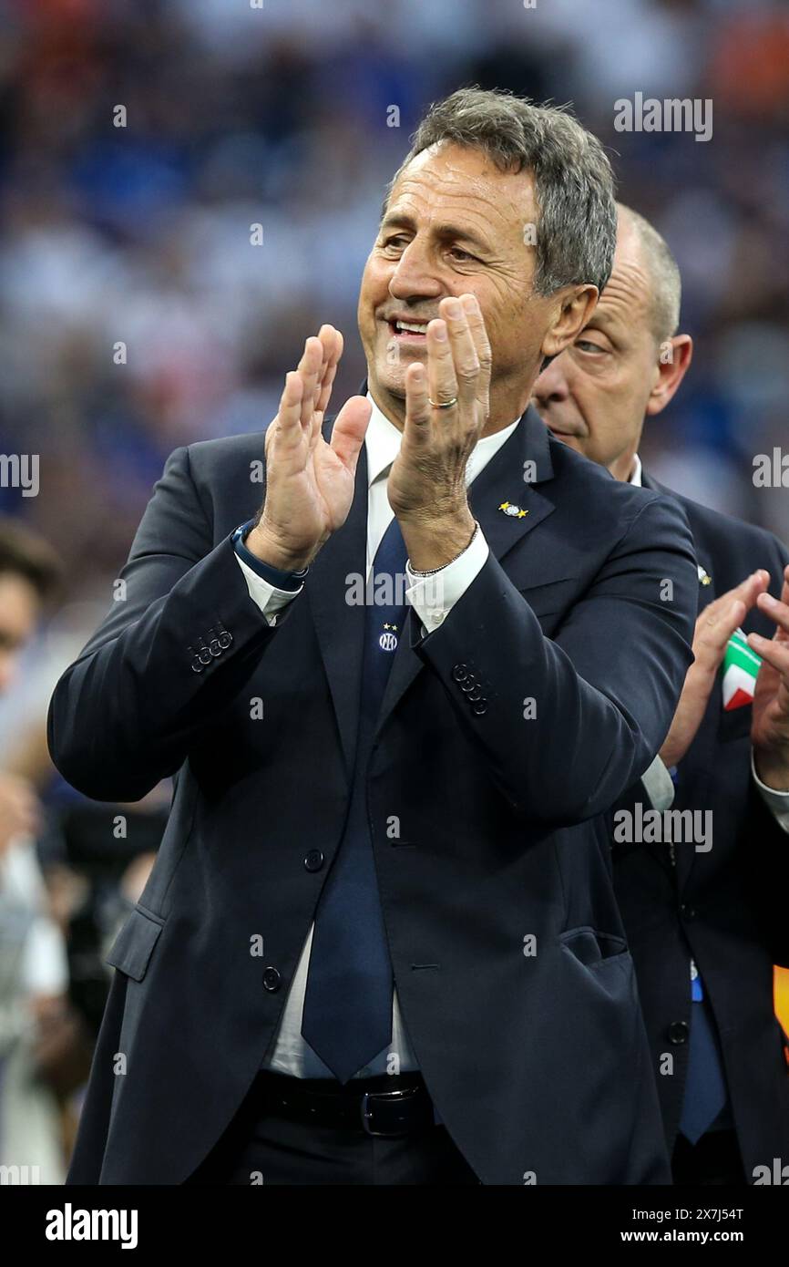 Milan, Italy, 19st May, 2024. Riccardo Ferri during the award ceremony ...