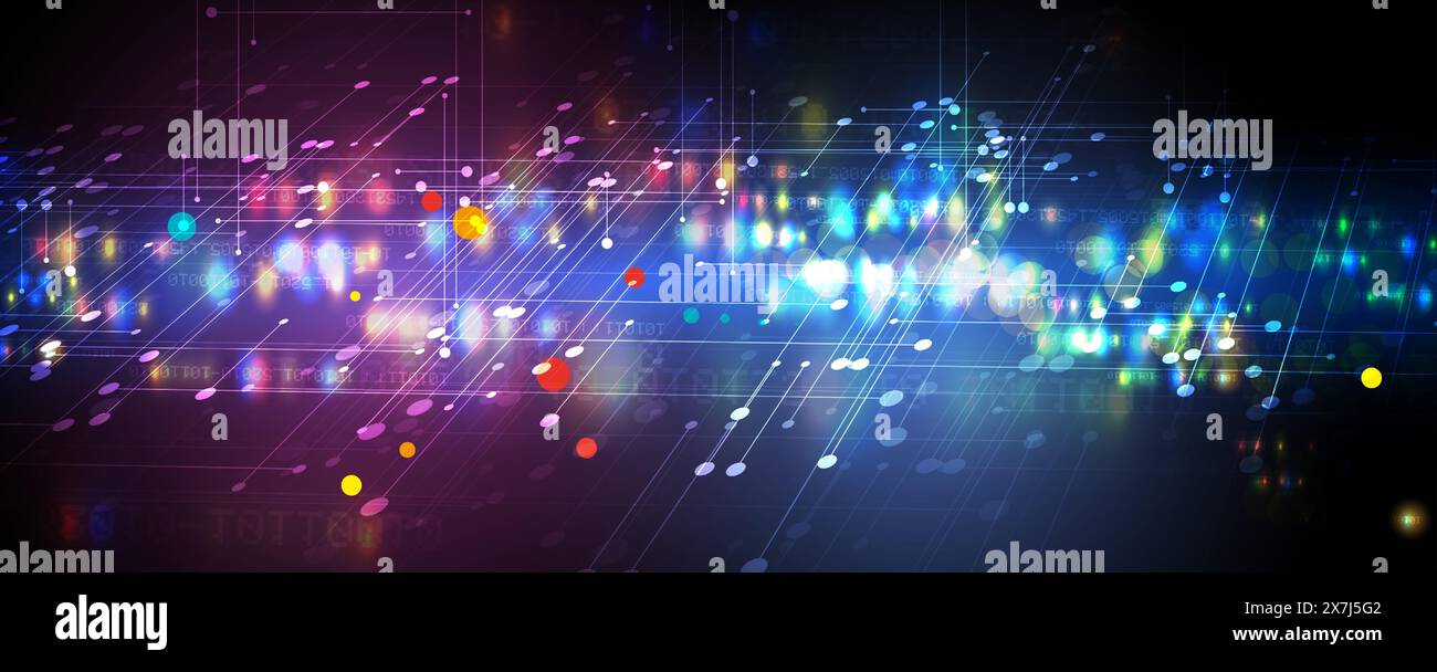 Abstract Artificial intelligence. Cloud computing. Machine learning ...