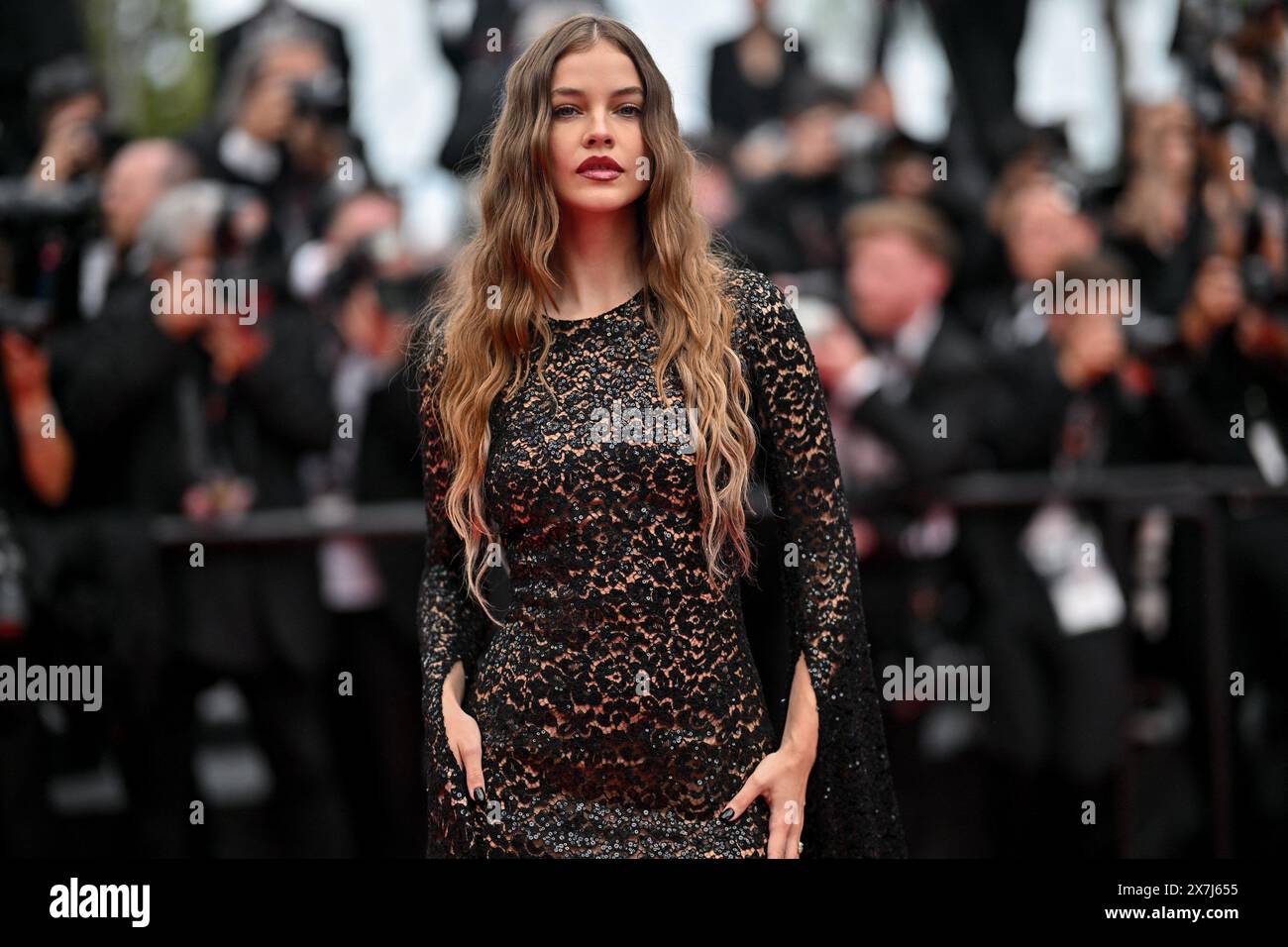 Barbara Palvin at the premiere of the movie The Apprentice during the ...
