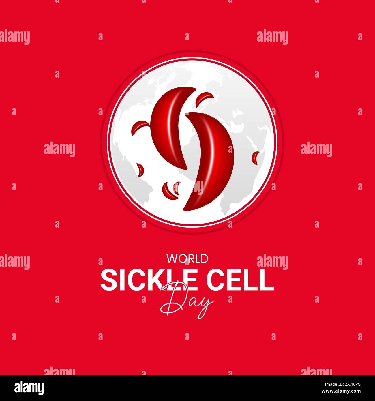 World Sickle Cell Day. background, banner, card, poster, template., The ...