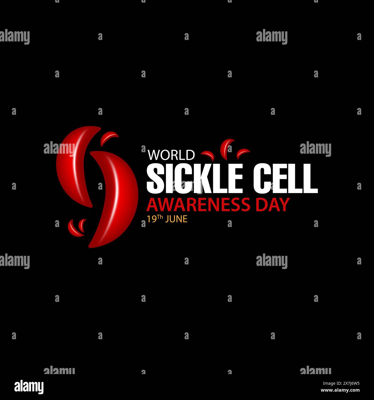 World Sickle Cell Day. background, banner, card, poster, template., The ...