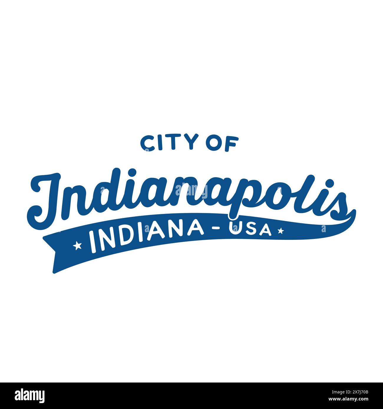 City of Indianapolis lettering design. Indianapolis, Indiana typography ...