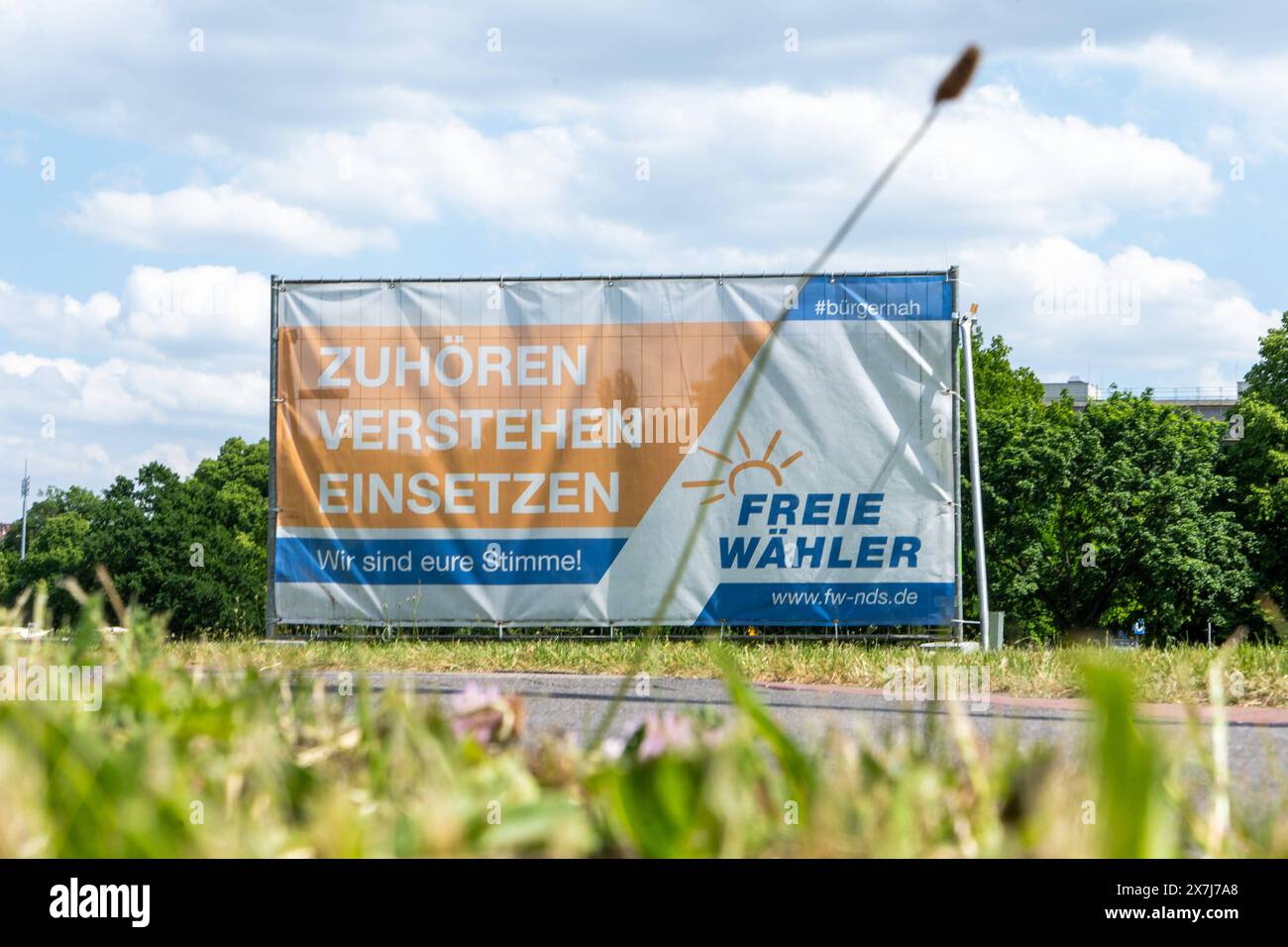 Deutschland 2024: Wahlplakate für die Europawahl 2024 Im Bild ...