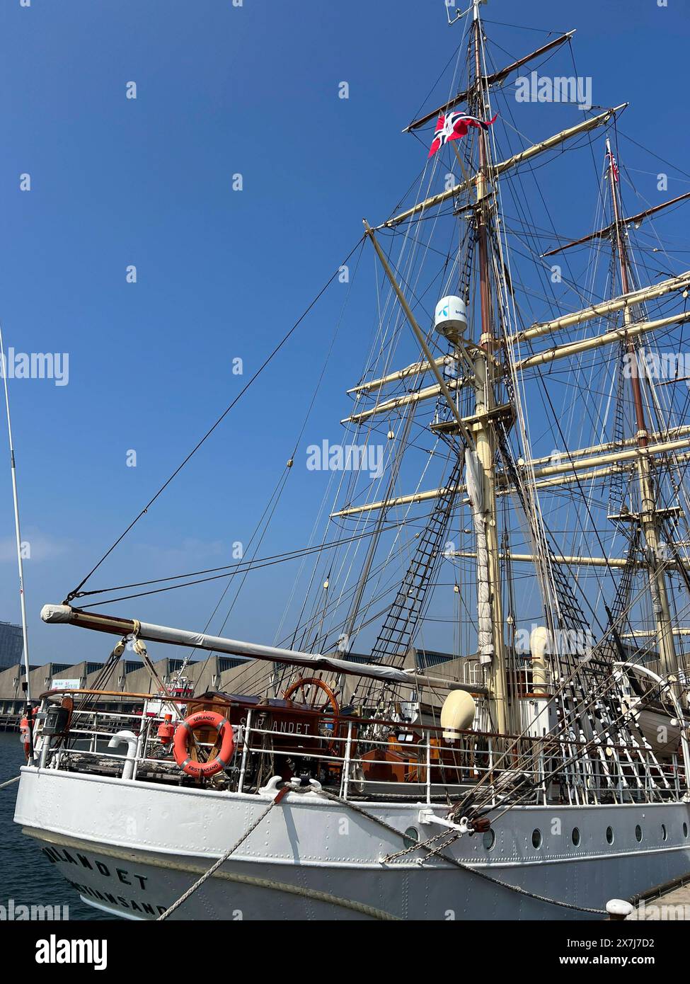 Segelschulschiff Sorlandet Segelschulschiff Sorlandet im Hafen von ...