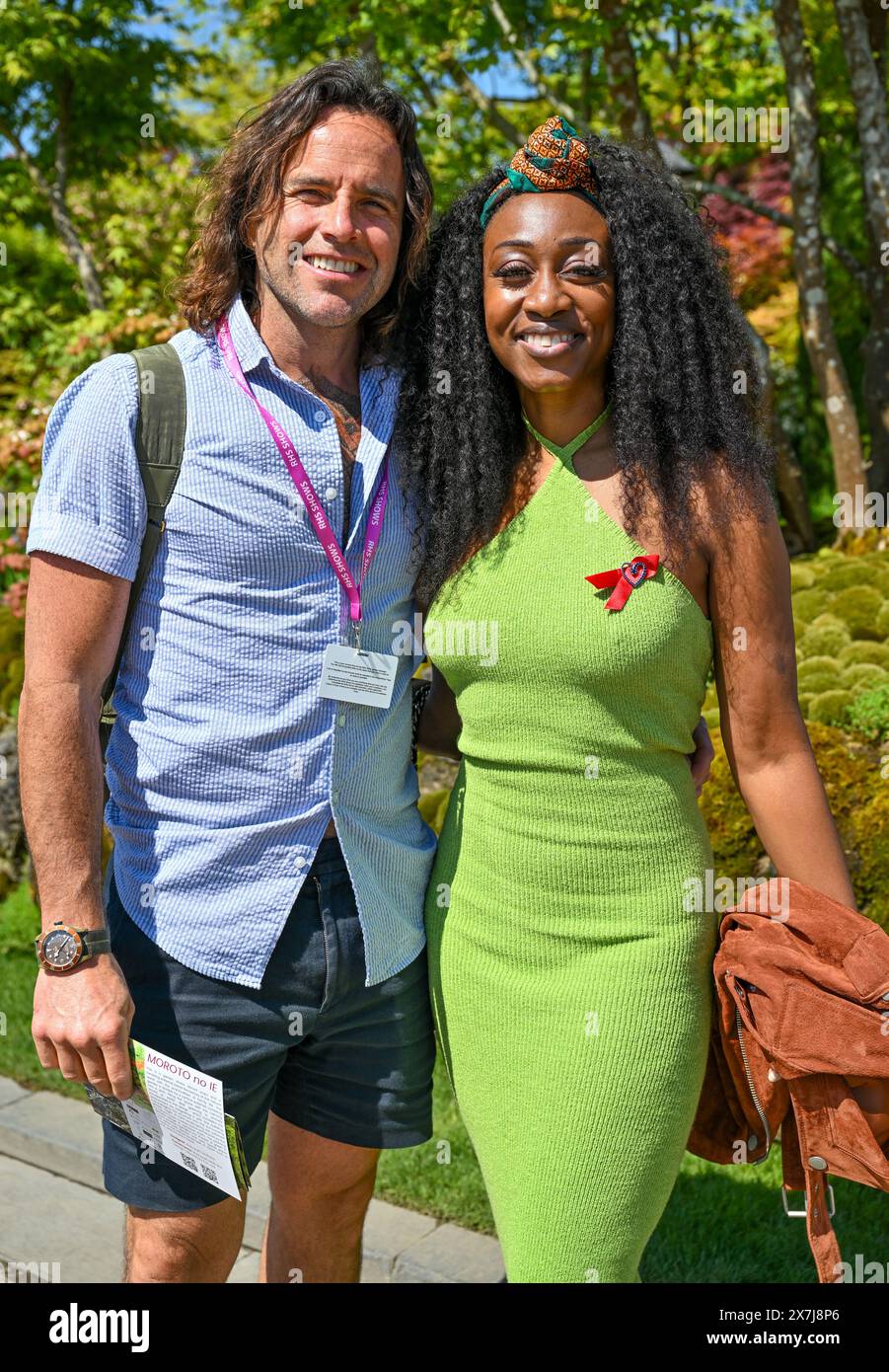 London, UK. 20th May, 2024. Beverley Knight with her husband James O ...