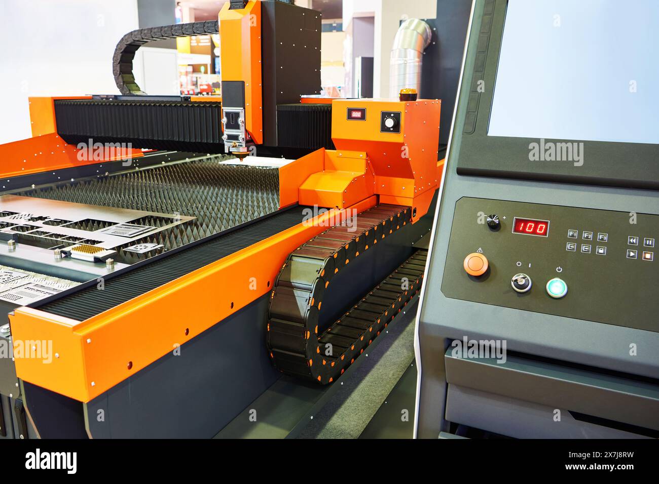 Laser cutting metal industrial production hi-res stock photography and ...