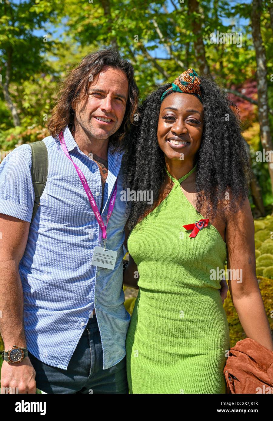 London, UK. 20th May, 2024. Beverley Knight with her husband James O ...