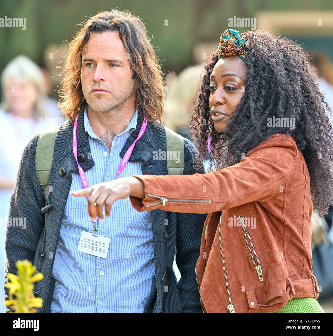 London, UK. 20th May, 2024. Beverley Knight with her husband James O ...