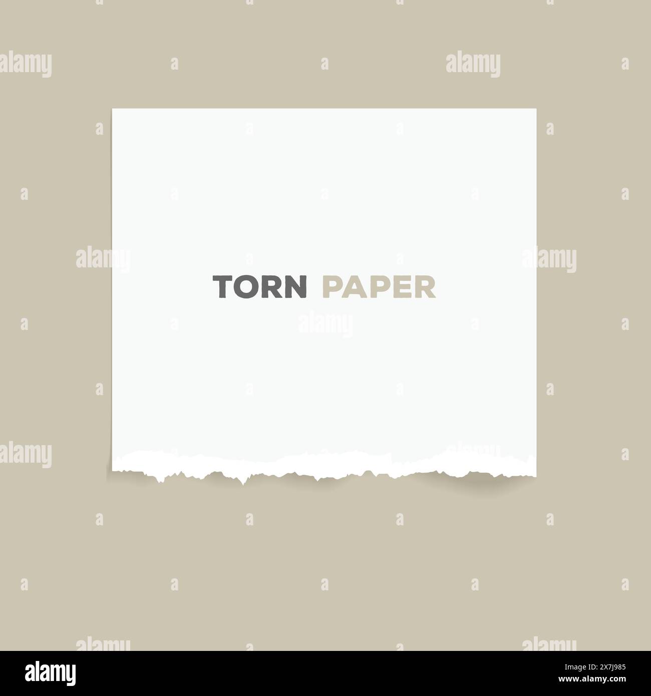 Blank notepad craft paper Stock Vector Images - Alamy