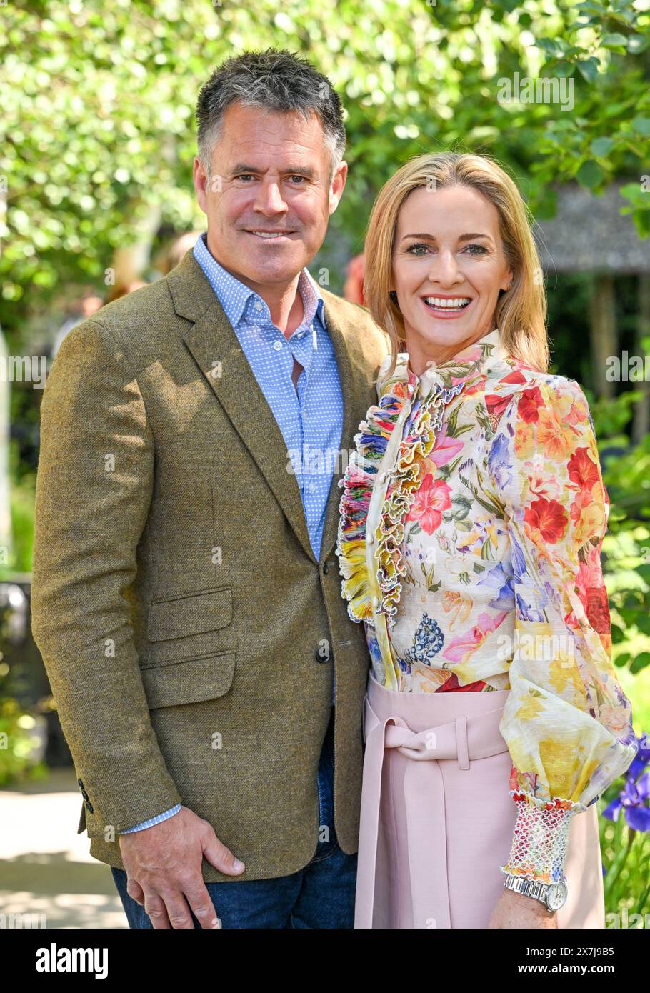 London, UK. 20th May, 2024. Gaby Logan with Kenny Logan in the Muscular ...