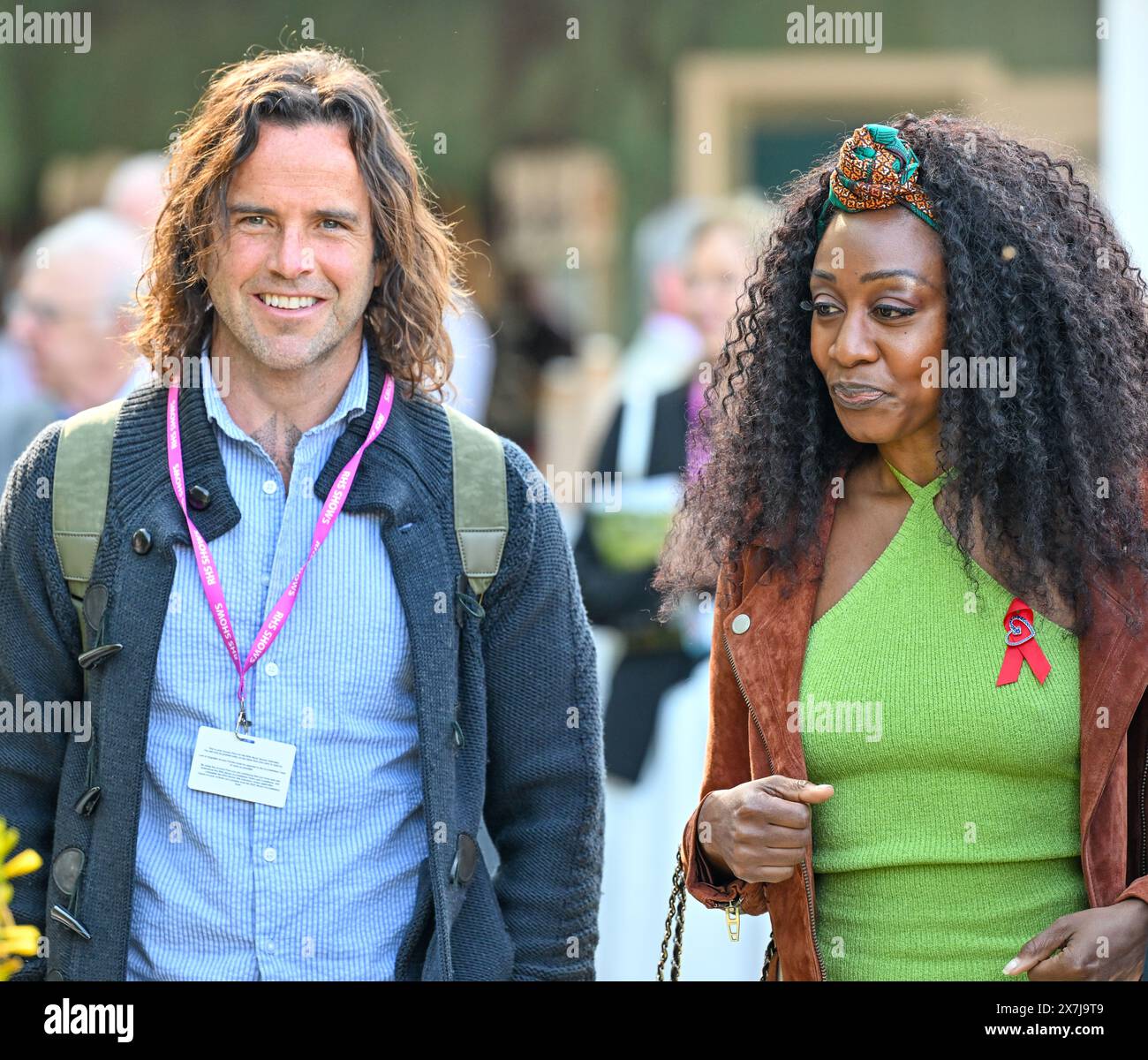 London, UK. 20th May, 2024. Beverley Knight with her husband James O ...