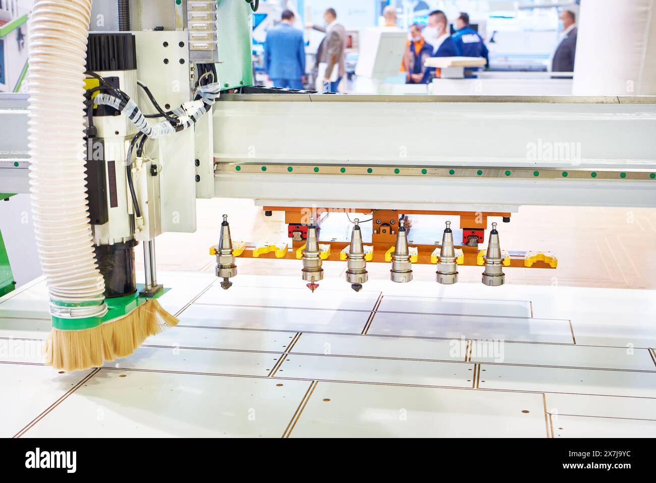 CNC milling and engraving machine at the exhibition Stock Photo - Alamy