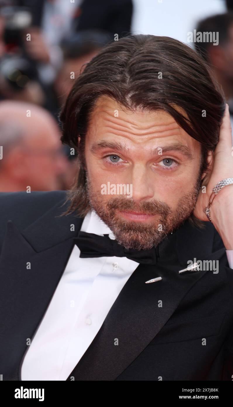Cannes, France. 21st May, 2024. Sebastian Stan attends the "The ...
