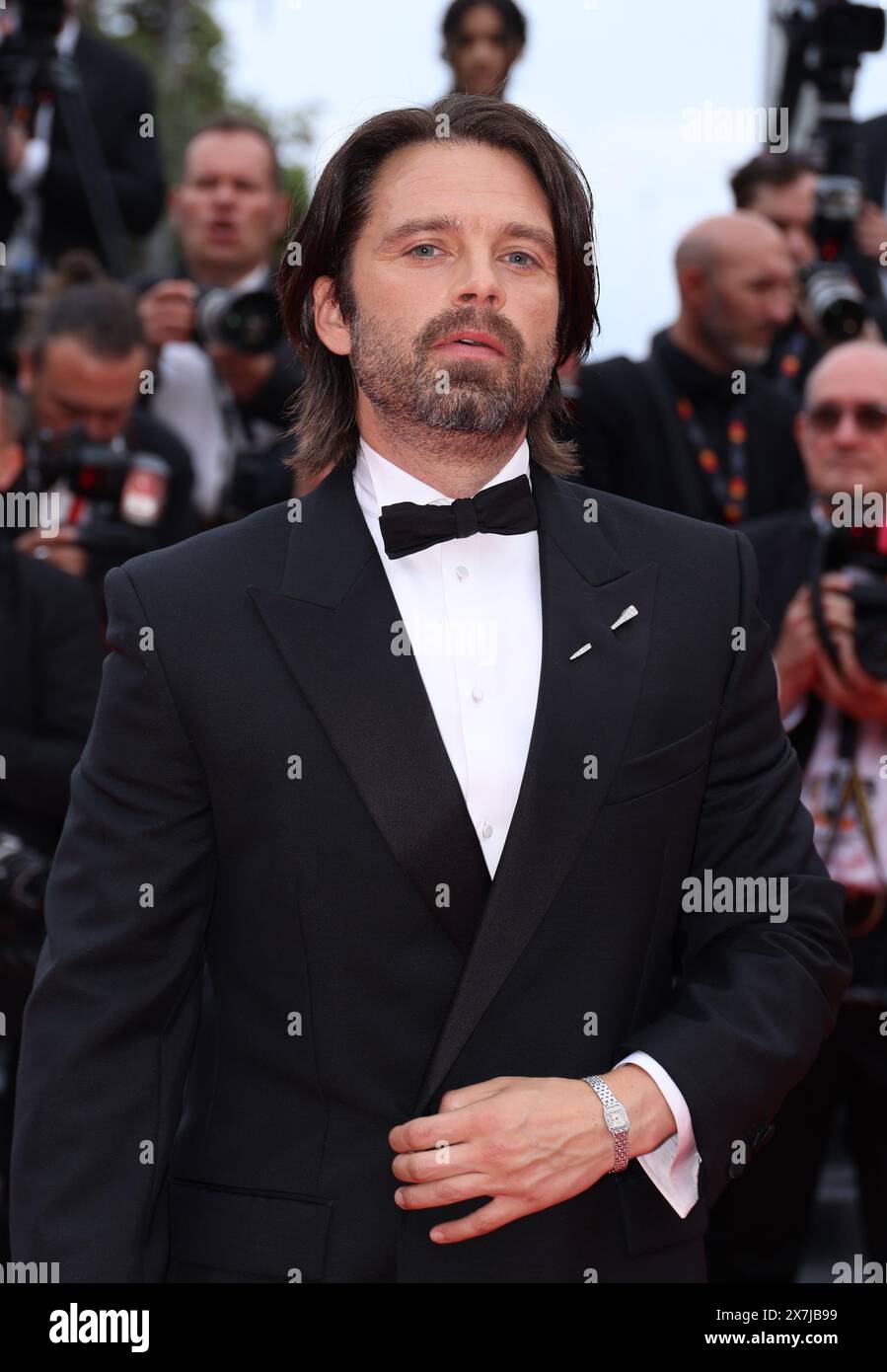 Cannes, France. 21st May, 2024. Sebastian Stan attends the "The ...