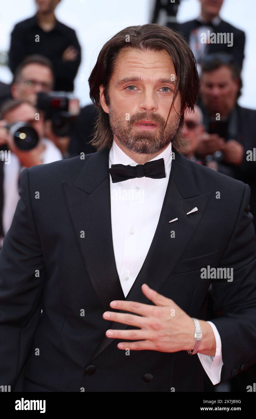 Cannes, France. 21st May, 2024. Sebastian Stan attends the "The ...