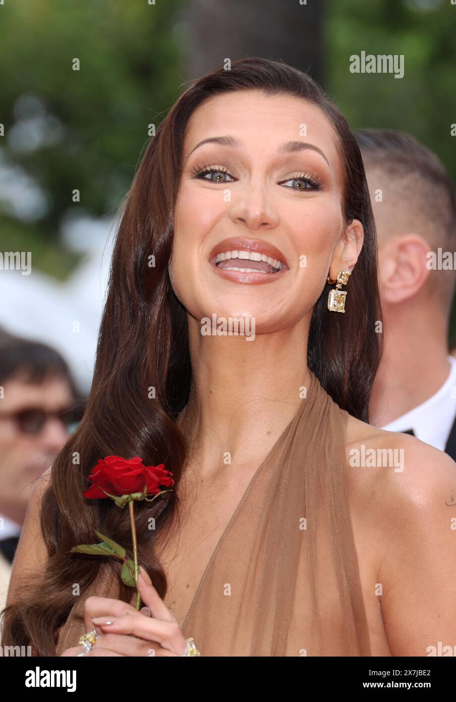 Cannes, France. 21st May, 2024. Bella Hadid attends the "The Apprentice ...