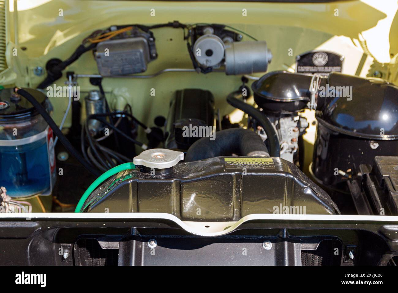 Vauxhall Victor engine. Lytham Hall Classic Car Show 2024 Stock Photo ...
