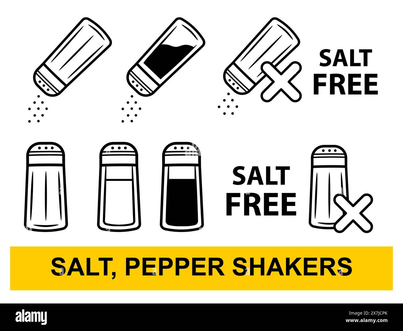 No salt cooking Stock Vector Images - Alamy