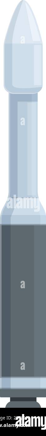 Illustrated cartoon bullet vector illustration with shiny metal surface ...