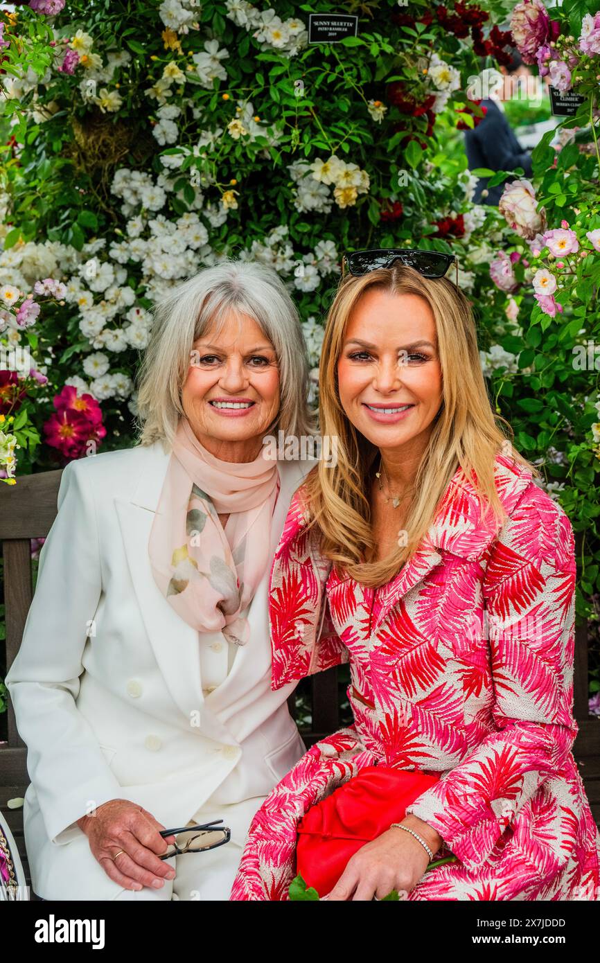 London, UK. 20th May, 2024. Amanda Holden and her mother on the Peter ...