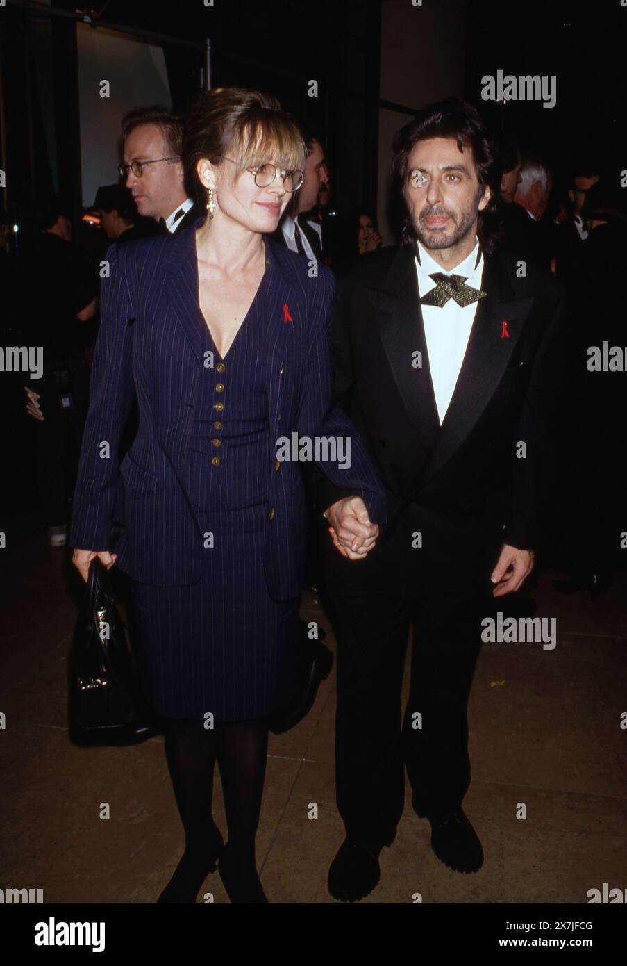 Lyndall Hobbs and Al Pacino at The 50th Annual Golden Globe Awards at ...