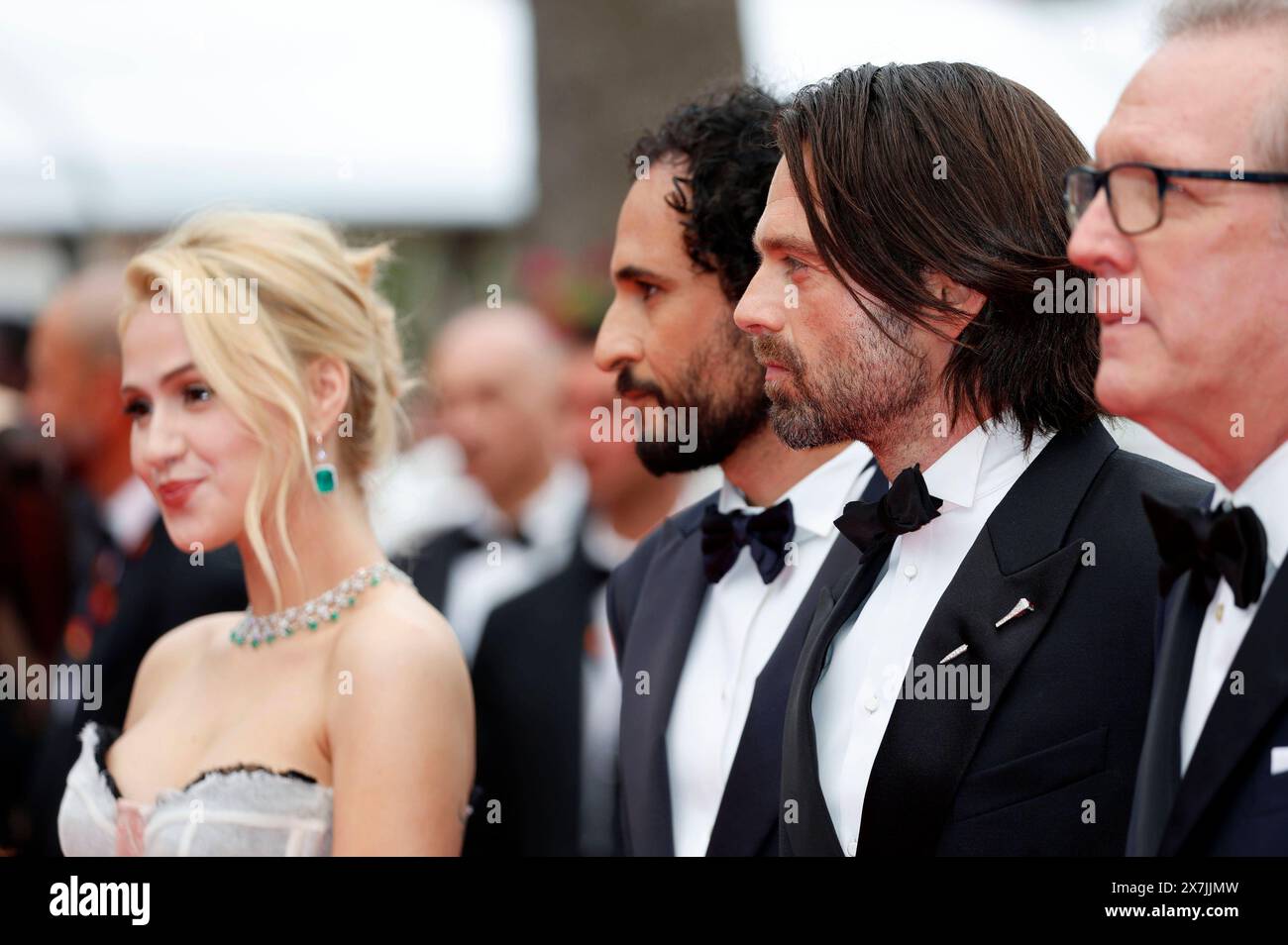 Maria Bakalova, Ali Abbasi, Sebastian Stan und Martin Donovan bei der ...