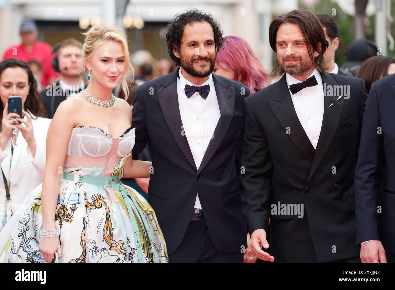 Maria Bakalova, Ali Abbasi und Sebastian Stan bei der Premiere des ...