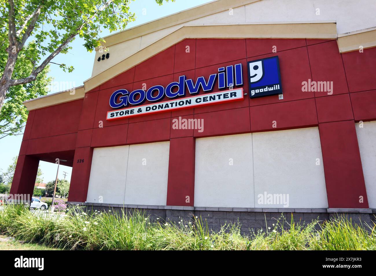 Goodwill Store & Donation Center. American nonprofit organization of ...