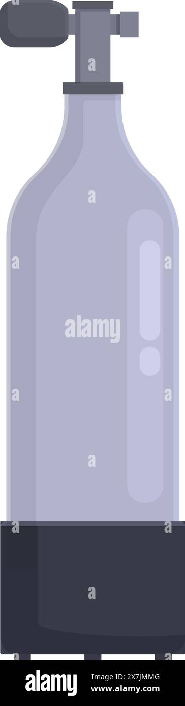 Cartoon soap dispenser illustration with vector graphic of a plastic ...