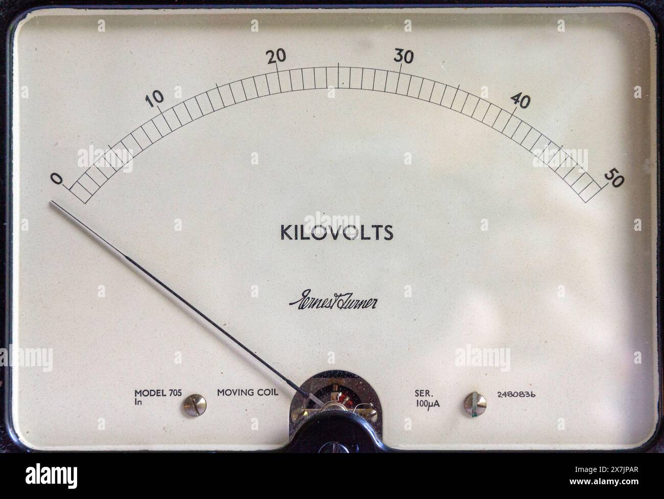 kilovolts volt meter Stock Photo - Alamy