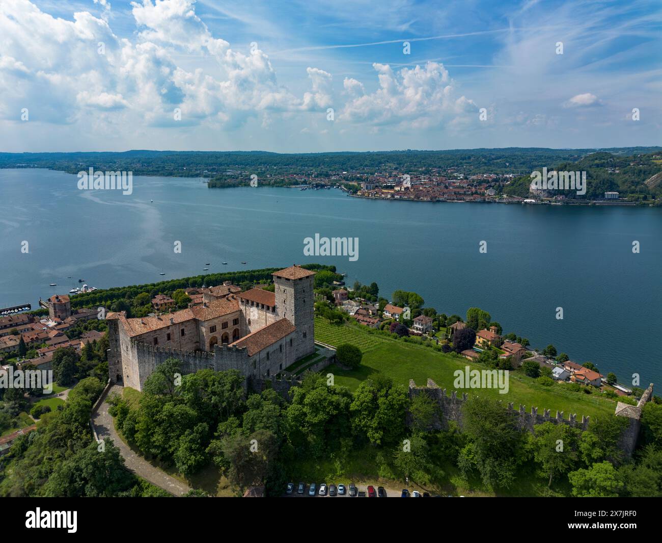 Aerial view town arona hi-res stock photography and images - Alamy