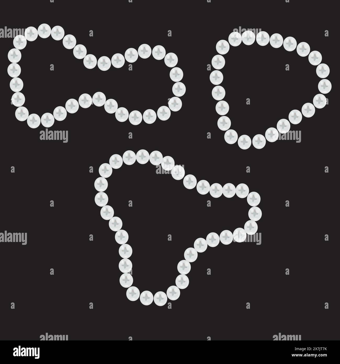 Pearl details Stock Vector Images - Alamy