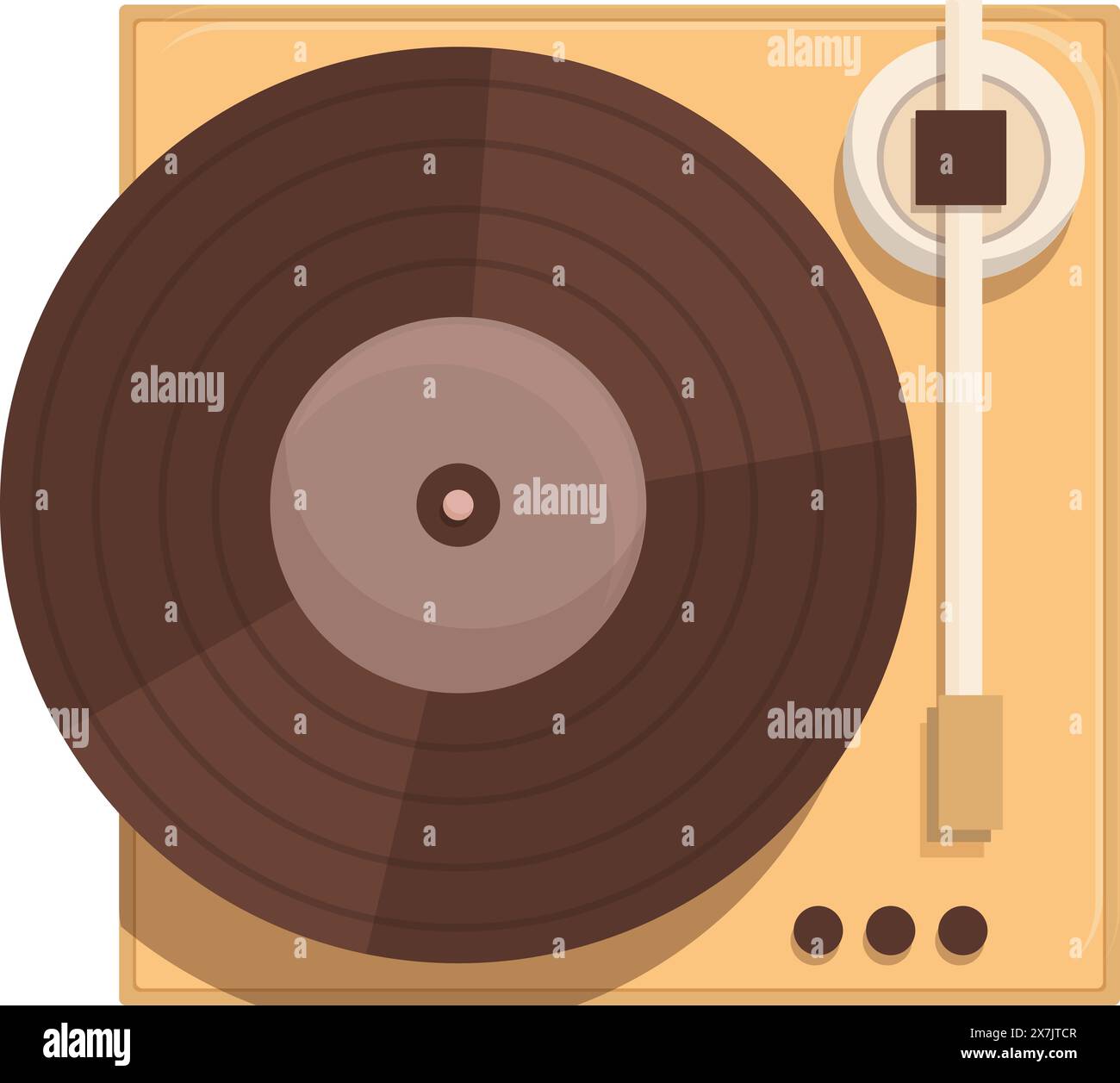 Flat design of a classic turntable hi-res stock photography and images ...