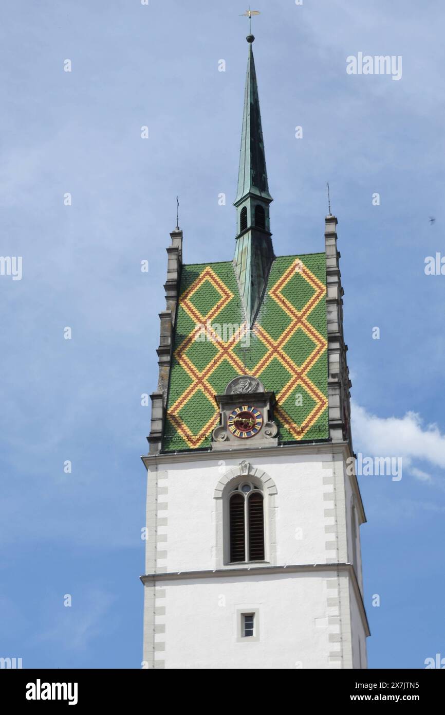 St Nikolaus Kirche am Adenauerplatz Friedrichshafen 20.05.2024 Bodensee Friedrichshafen *** St ...
