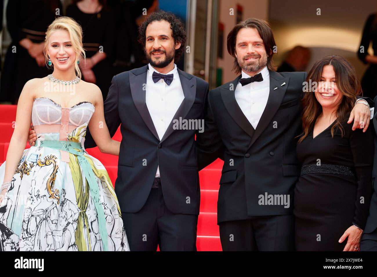 Maria Bakalova, Ali Abbasi, Sebastian Stan and Amy Baer attend the ...