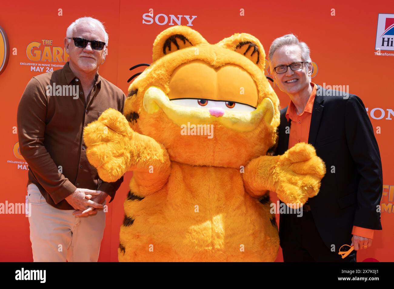 Hollywood, USA. 19th May, 2024. John Debney, Garfield and Mark Dindal ...
