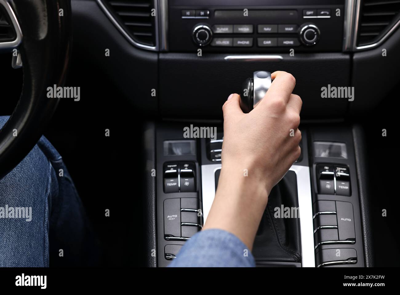 Woman gear stick hi-res stock photography and images - Alamy