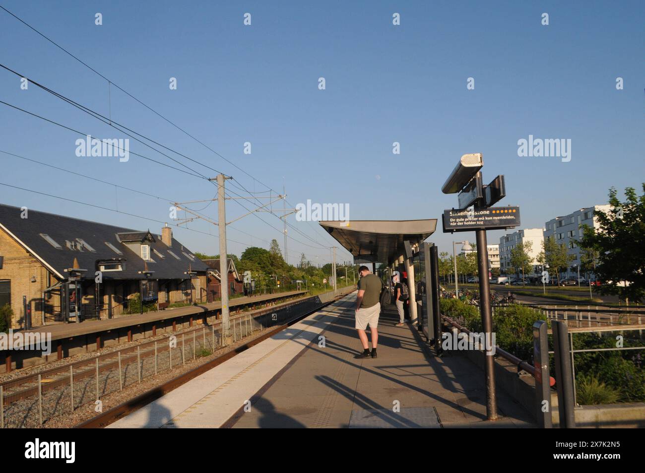 Maalov/ Denmark/20 MAY 2024/ Danish local train DSB arrives on Maalov ...