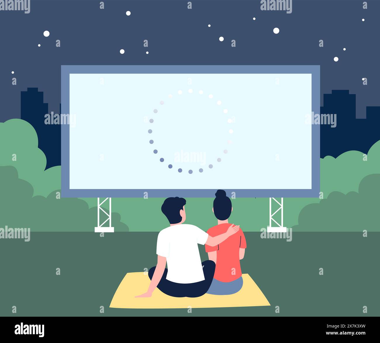 Cartoon film screen hi-res stock photography and images - Alamy