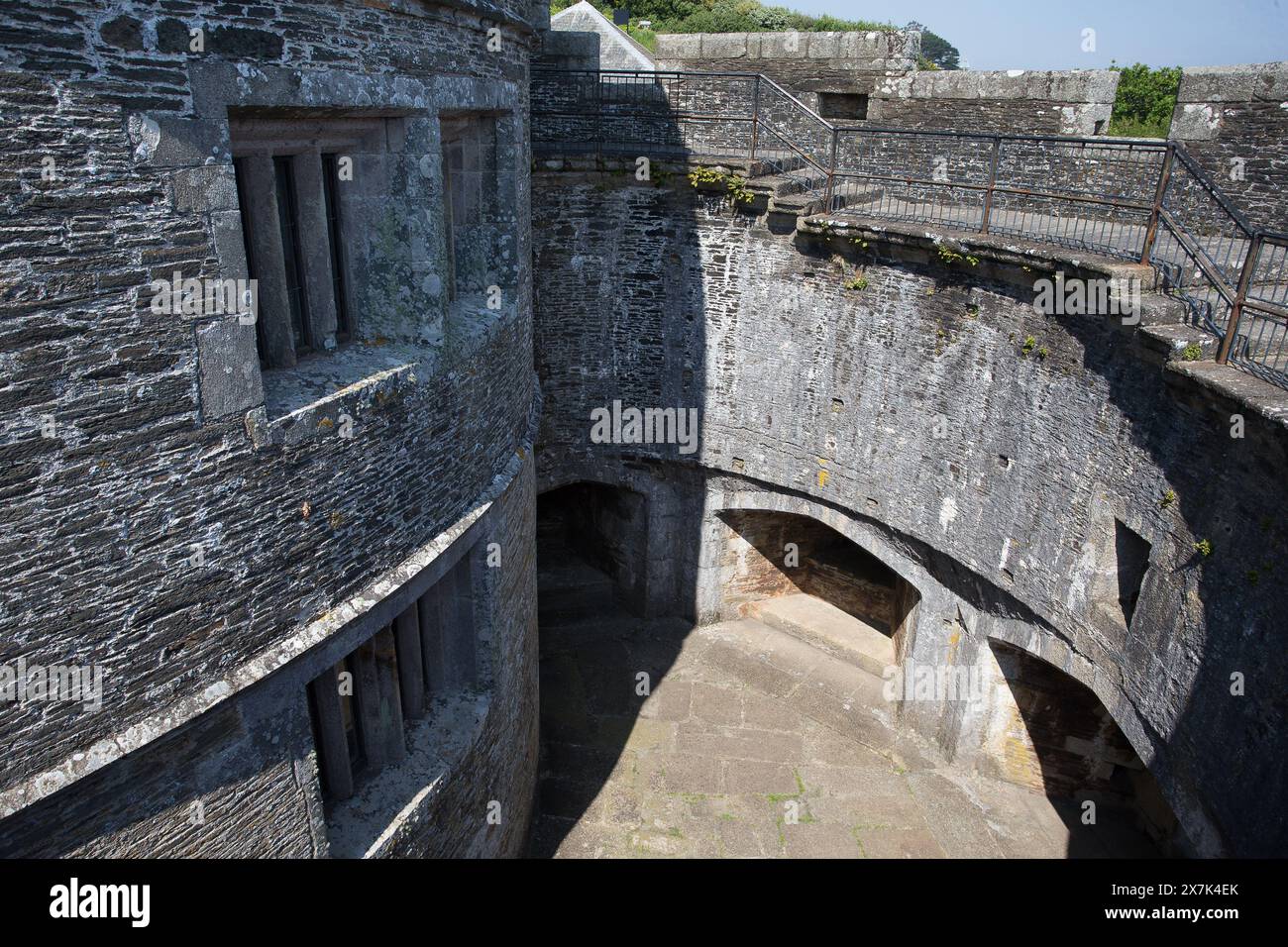 St Mawes Castle Stock Photo - Alamy