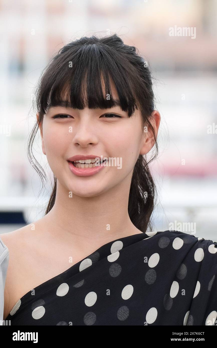 Cannes, France. 20th May, 2024. Kiara Nakanishi poses at the Photocall for My Sunshine during ...