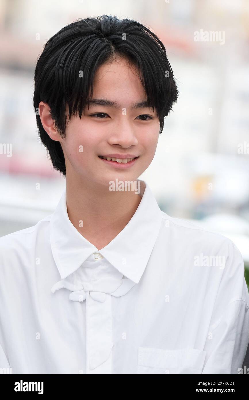 Cannes, France. 20th May, 2024. Keitatsu Koshiyama poses at the Photocall for My Sunshine during ...