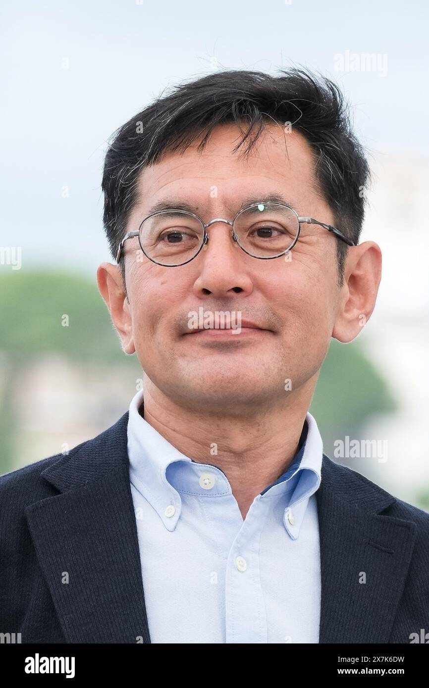 Cannes, France. 20th May, 2024. Goro Miyazaki poses at the Photocall for the Honorary Palm D'Or ...