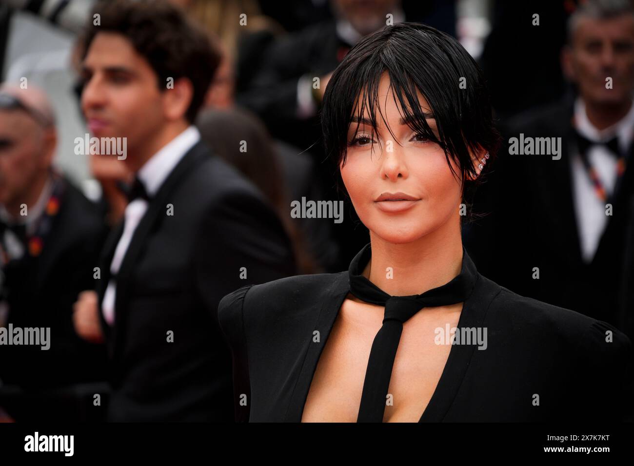Cannes, France. 20th May, 2024. Nabilla Benattia attend the screening ...