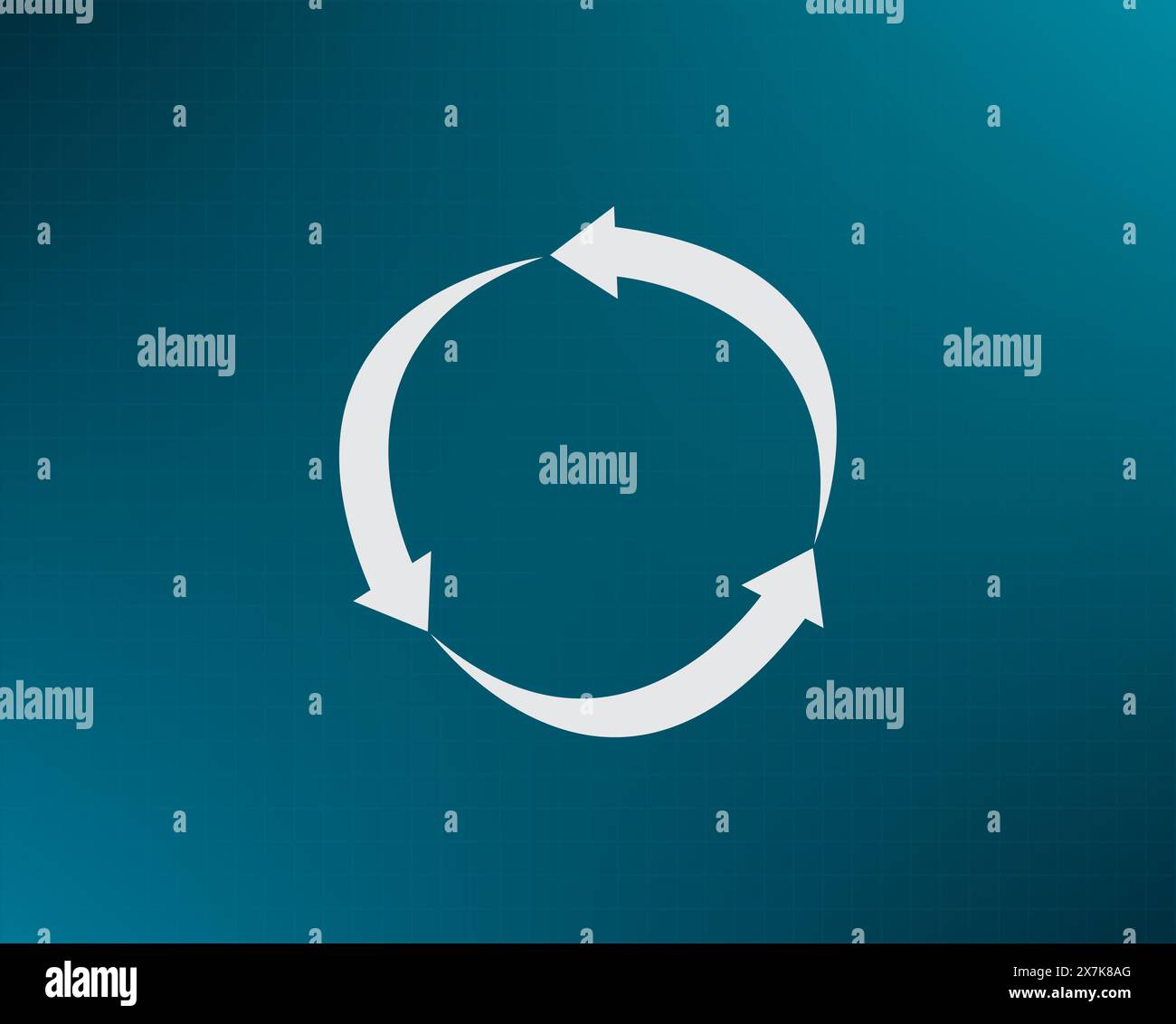 Arrow circle icon - cycle, loop & roundabout signs etc Stock Vector ...