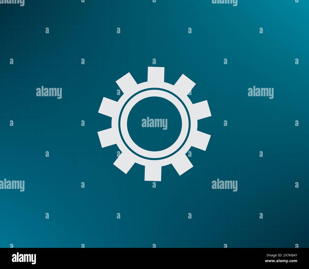 One gear Stock Vector Images - Alamy